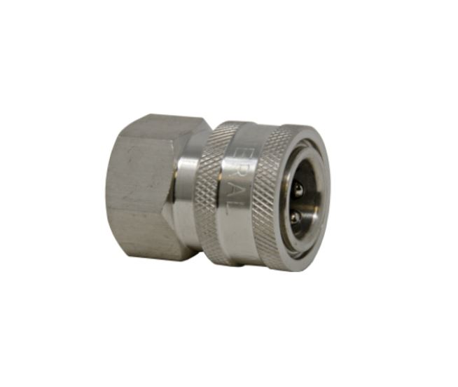 Fitting, Quick Connect, Female Socket 3/8", Female NPT 3/8", Stainless ...