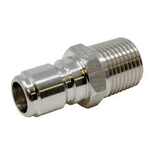 Fitting, Quick Connect, Male Plug 1/2", Male NPT 1/2", Stainless Steel ...